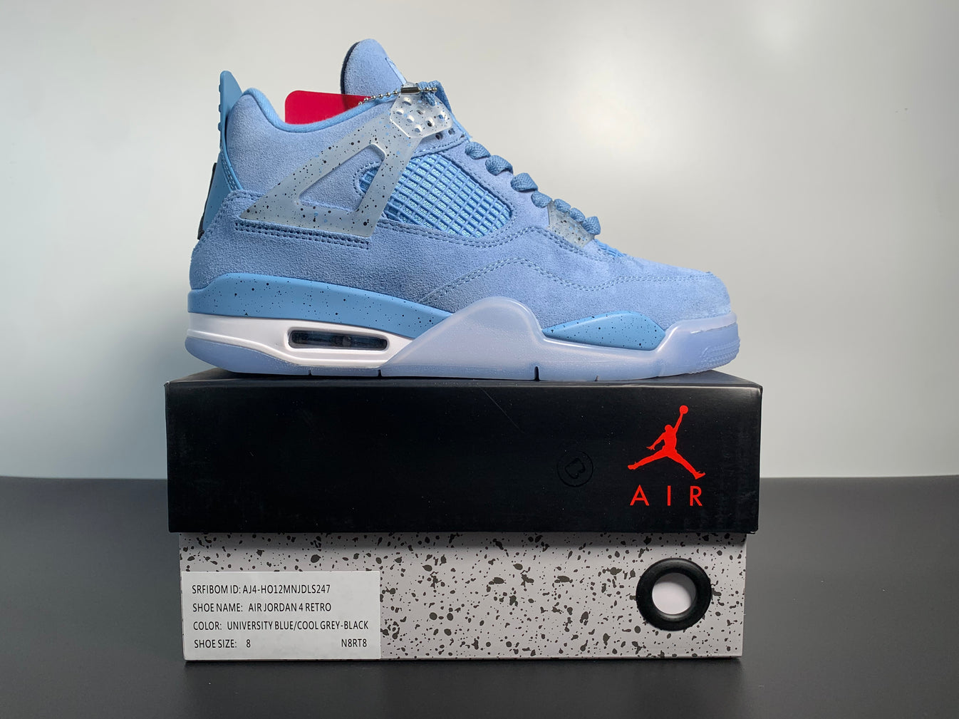 Air Jordan 4 Retro “UNC” PE Tar Heels – WOWJAY